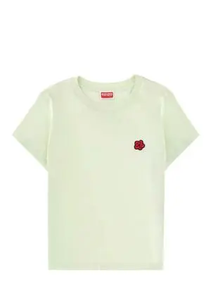 Kenzo Boke Flower Appliqué T-shirt - Neutrals