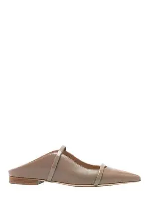 MALONE SOULIERS Maureen Pointed-toe Mules - Neutrals