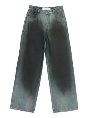FENG CHEN WANG Faded-effect Denim Jeans - Blue