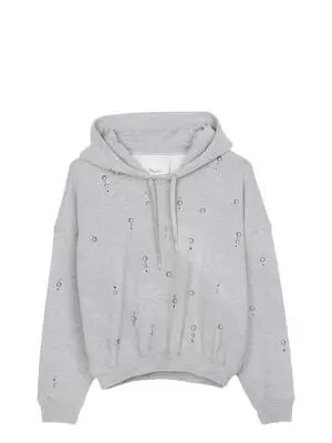 3.1 Phillip Lim Embellished Hoodie - Grey