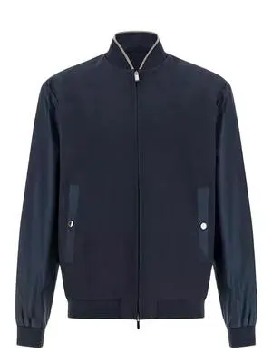 Paul & Shark Zip Bomber Jacket - Blue