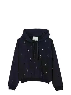 3.1 Phillip Lim Embellishment Hoodie - Blue