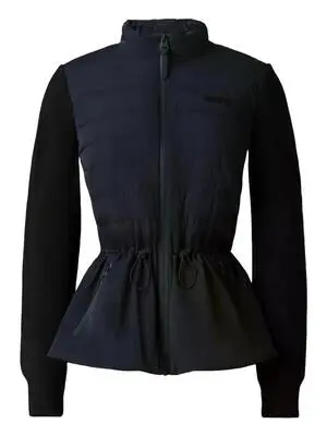Mackage Quilted Peplum Hybrid Jacket - Black