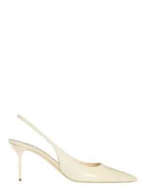Paris Texas Lidia Point-toe Slingback Pumps - Neutrals