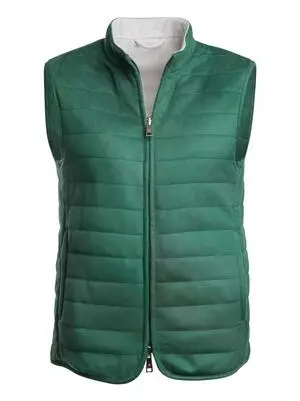 KIRED Quilted Reversible Gilet - Green