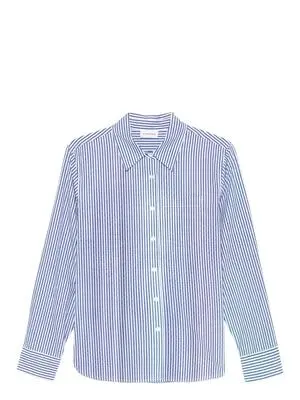 P.a.r.o.s.h Striped Embellished Shirt - Blue