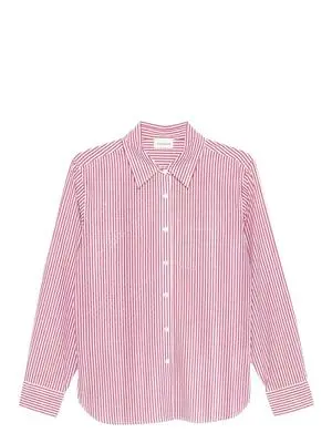 P.a.r.o.s.h Striped Embellished Shirt - Red