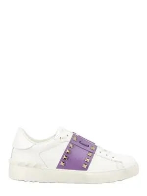 Valentino Garavani Rockstud Embellished Low-top Sneakers - White