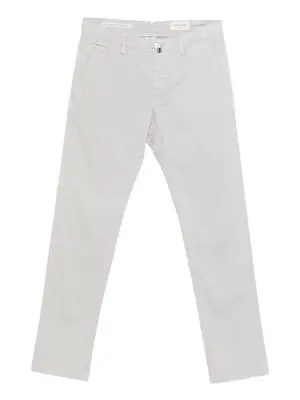 Jacob Cohen Logo-patch Trousers - Grey