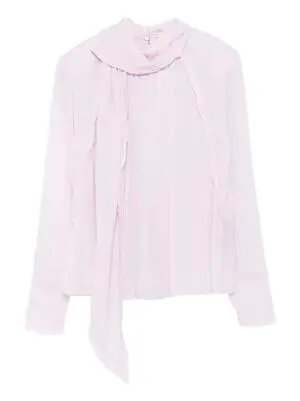 Dorothee Schumacher Ruffle-trim Tie Blouse - Pink