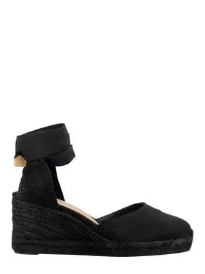 CastaÑer 60mm Wedge-heel Espadrilles - Black