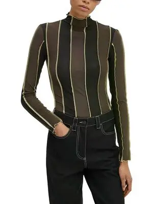 SUNNEI Seam-Detail Long Sleeve Top
