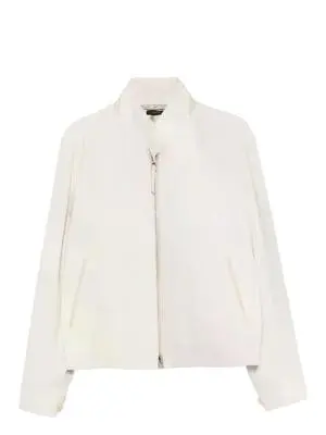 TOM FORD Zip Collar Jacket - Neutrals