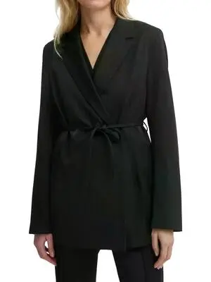SAMSOE SAMSOE Belted Blazer - Black