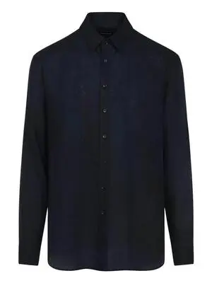 Giorgio Armani Buttoned Shirt - Blue