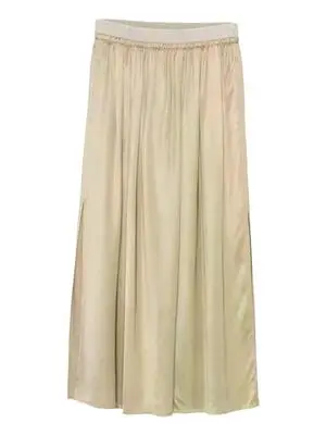 Peserico Slit Midi Skirt - Neutrals