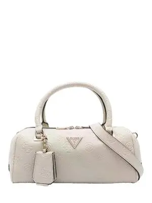 Guess Embossed Logo Tote - Neutrals