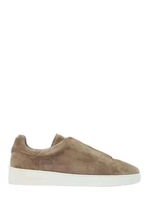 JUDE LLOW Luca Suede Sneakers - Neutrals