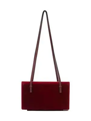 TOTEME Velvet Shoulder Bag - Red