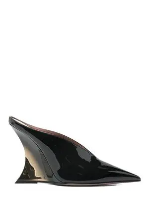 Paris Texas Nina Pointed-toe Mules - Black