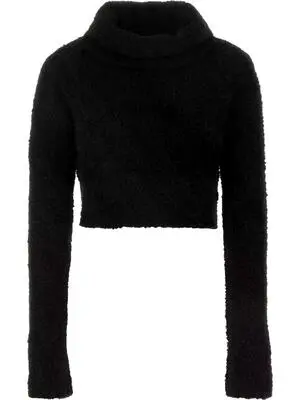 Saint Laurent Brushed-finish Jumper - Black