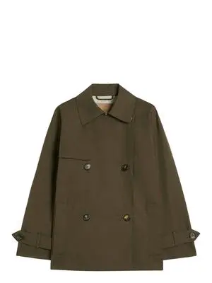 Max Mara Cotton-blend Raincoat - Green