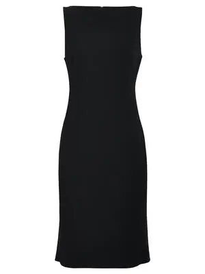 Theory Admiral Crepe Midi Shift Dress - Black