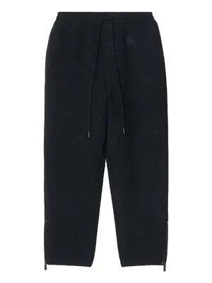 Burberry Wool Track Pants - Tarmac Grey