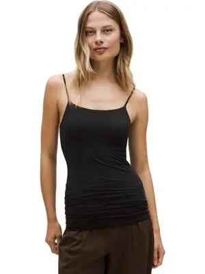 Lululemon Wundermost Ultra-soft Nulu Long Cami Tank Top - Black