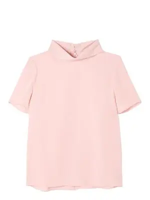 Valentino Garavani Silk-georgette Blouse - Pink
