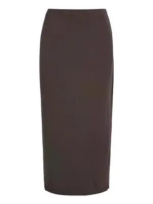Good American Jersey Midi Skirt - Brown