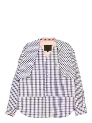 MERYLL ROGGE Check-pattern Long-sleeve Shirt - Pink