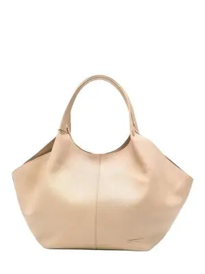 ALEXANDER SMITH Large Rachel Leather Tote Bag - Neutrals