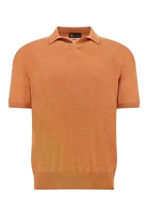 Paul & Shark Open-collar T-shirt - Orange