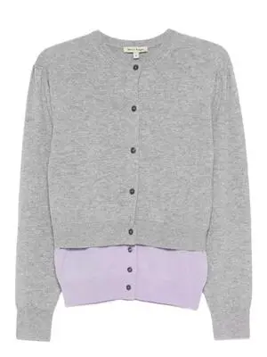 MERYLL ROGGE Buttoned Layered Cardigan - Grey