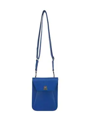 Akris Small Anouk Leather Crossbody Bag - Blue