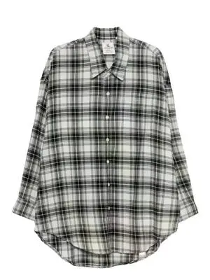 Denimist Plaid Long-sleeve Shirt - Green