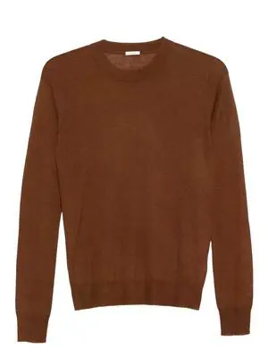 JOSEPH Round-neck Sweater - Brown