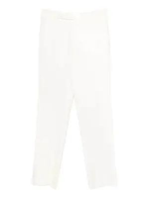 LARDINI Straight Trousers - White