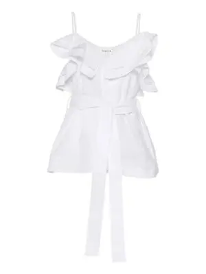 P.A.R.O.S.H Ruffled Self-Tie Top