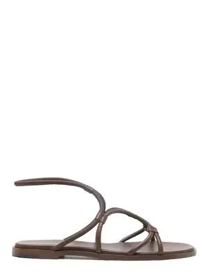GIANVITO ROSSI Tubolare Strap Sandals - Brown