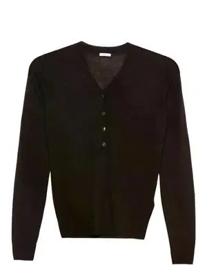 JOSEPH Gillies V-neck Sweater - Brown