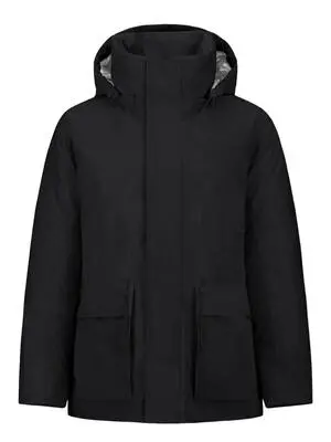 Herno Hooded Jacket With Flap-pockets - Black