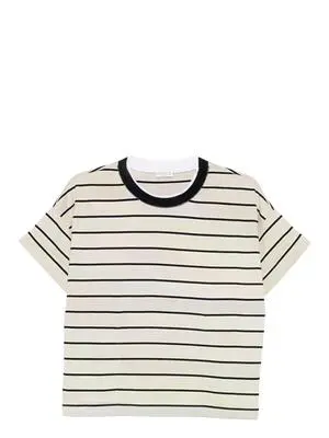 Brunello Cucinelli Striped T-shirt - Neutrals