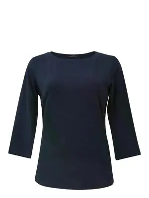 Max Mara Three-quarter-sleeved Top - Blue