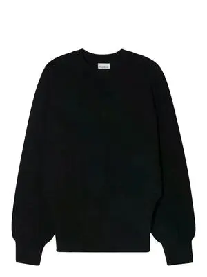 Closed Long-sleeve Crew-neck Sweater - Black