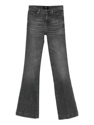 7 For All Mankind Dojo Flared Jeans - Grey