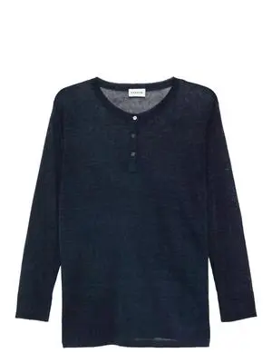 P.a.r.o.s.h Buttoned Long-sleeved Top - Blue
