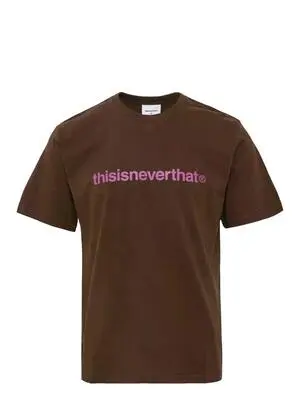 THISISNEVERTHAT Logo-detail T-shirt - Brown