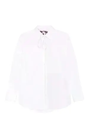 Gucci Long-sleeve Poplin Shirt - White